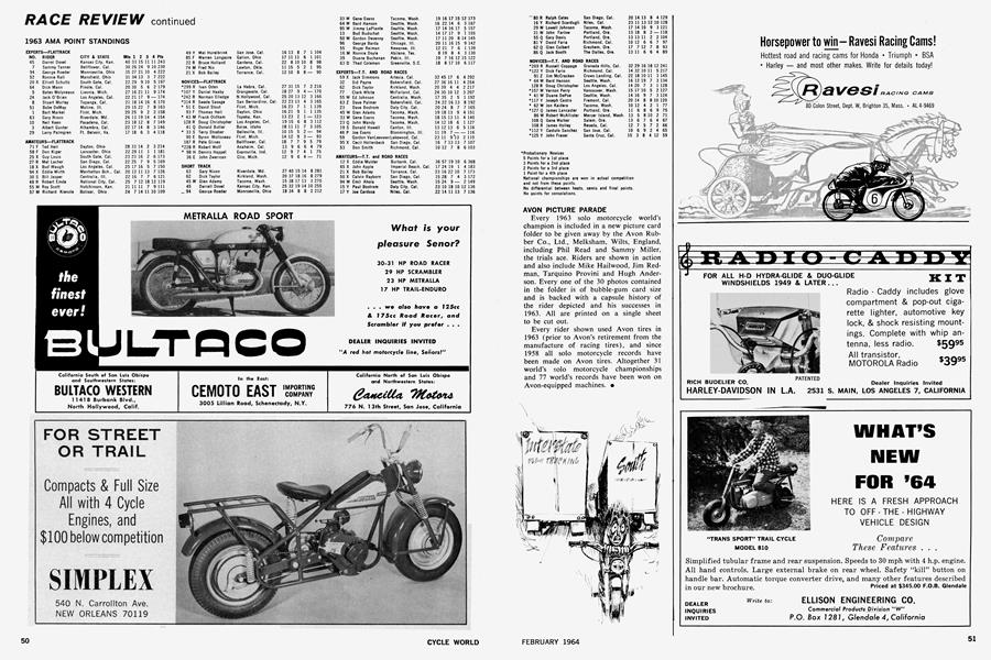 Bultaco | Cycle World | FEBRUARY 1964