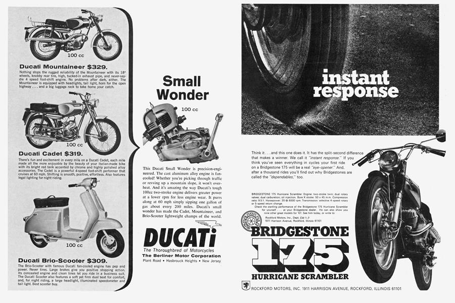 Advertisements Cycle World January 1967