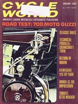 Print Article Parallel Crankshaft Twin Cycle World January 1968