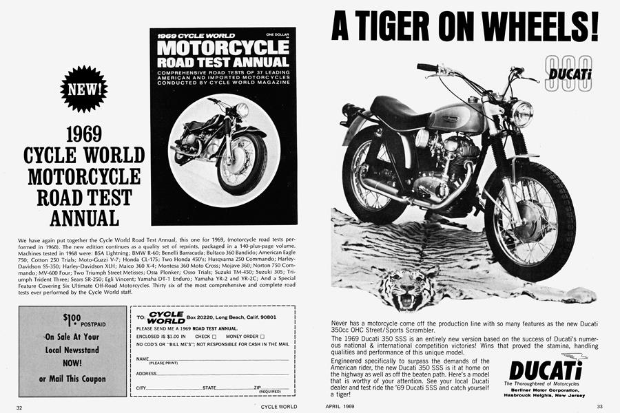 Advertisement: Cycle World | Cycle World | APRIL 1969