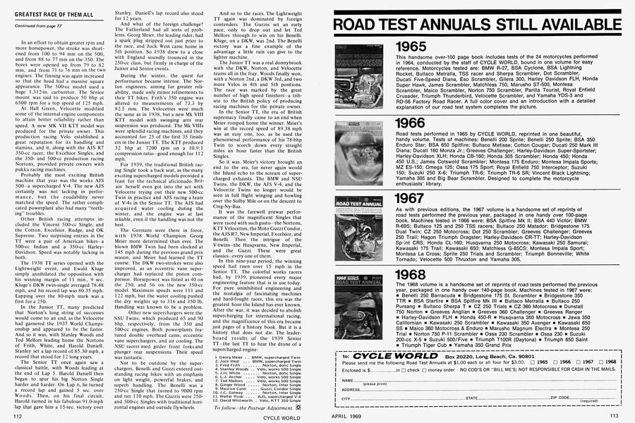Advertisement: Cycle World | Cycle World | APRIL 1969