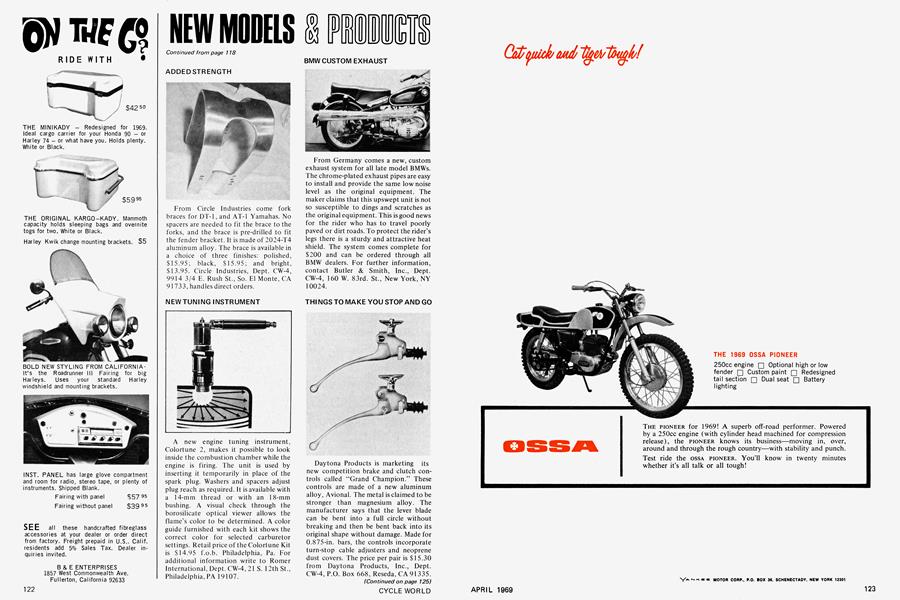 Advertisements | Cycle World | APRIL 1969