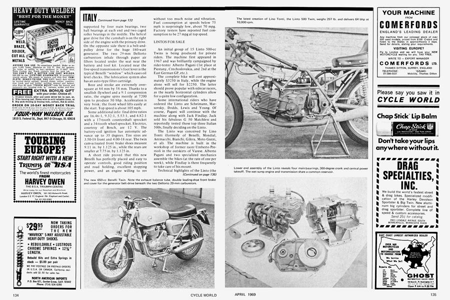 Advertisement | Cycle World | APRIL 1969