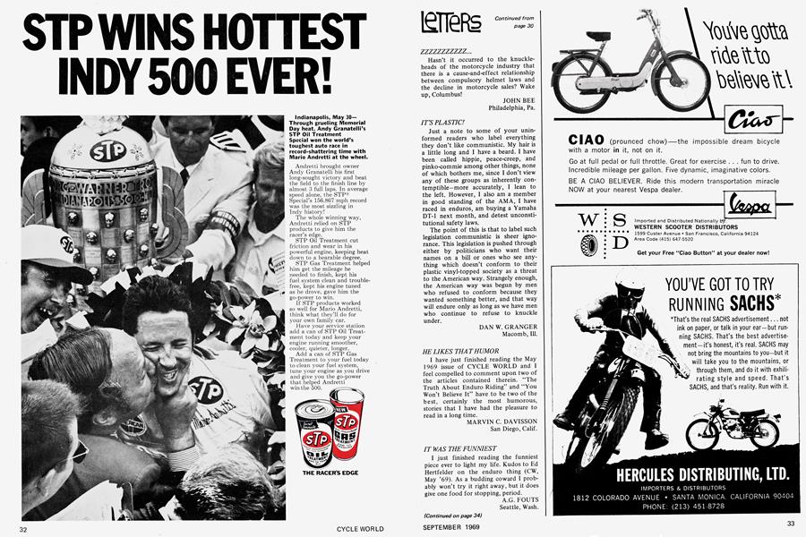 Stp | Cycle World | SEPTEMBER 1969