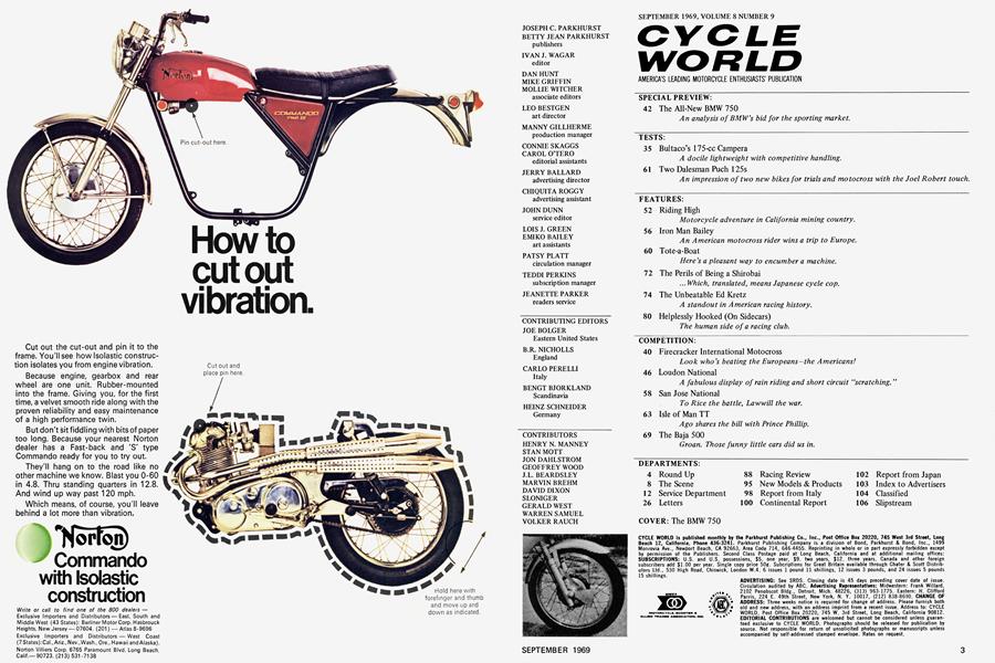 Cycle World | Cycle World | SEPTEMBER 1969