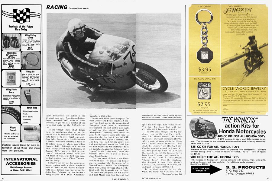 Advertisements | Cycle World | NOV. 1970