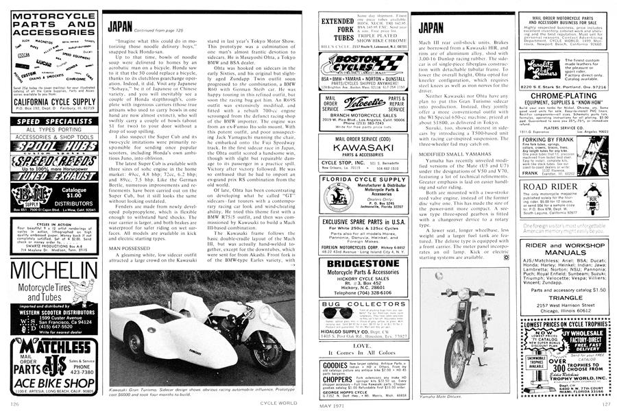 Advertisements Cycle World May 1971