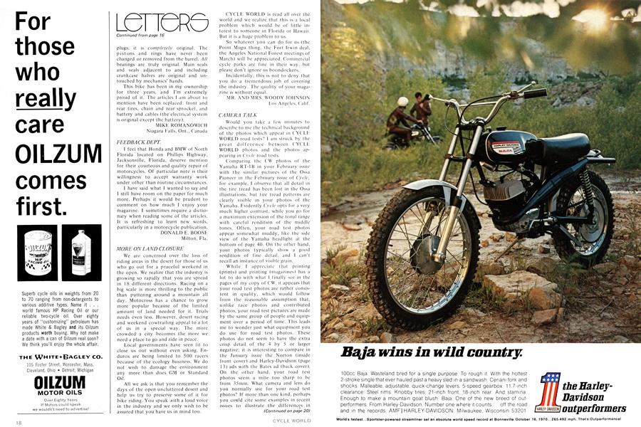 Harley-Davidson: 100cc Baja | Cycle World | MAY 1971