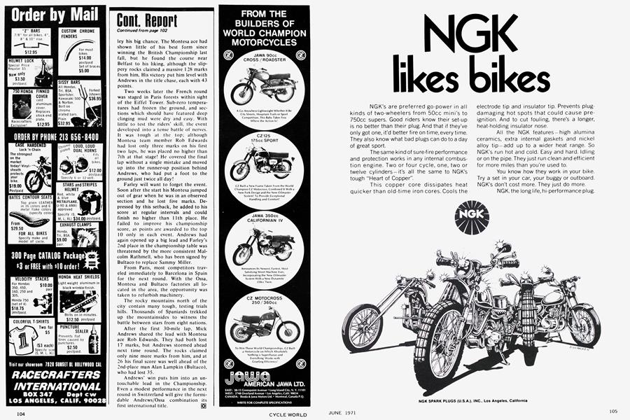 Advertisements | Cycle World | JUNE 1971