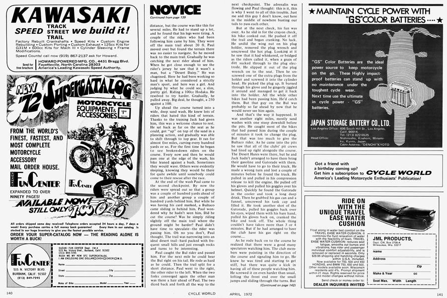 Suzuki Fun Center | Cycle World | APR 1972