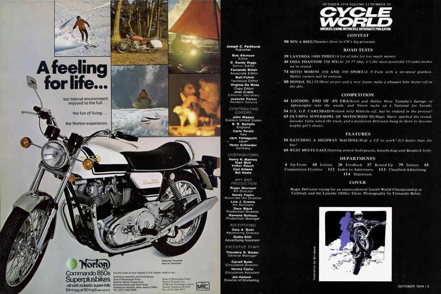 Cycle World | Cycle World | OCT 1974