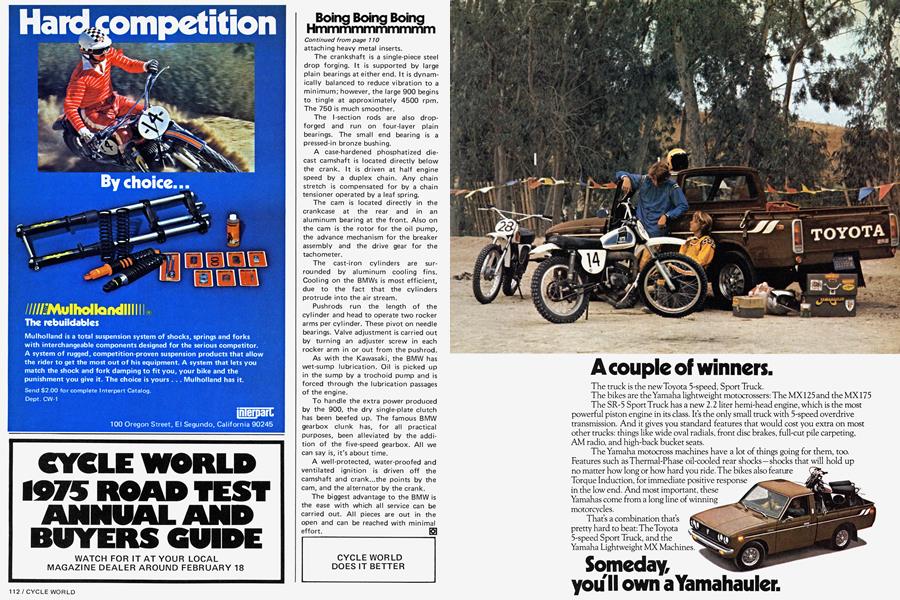 Advertisement Cycle World Cycle World Feb 1975