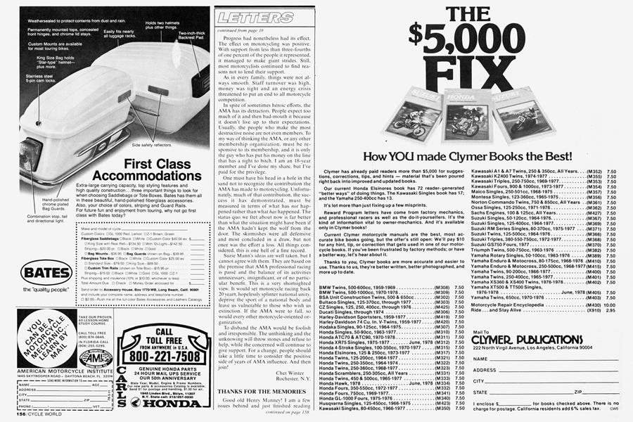 Bates | Cycle World | MAY 1978