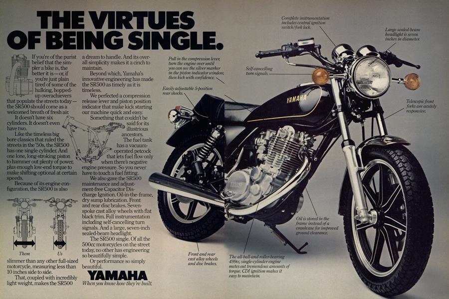 Yamaha: Sr500 | Cycle World | MAY 1979