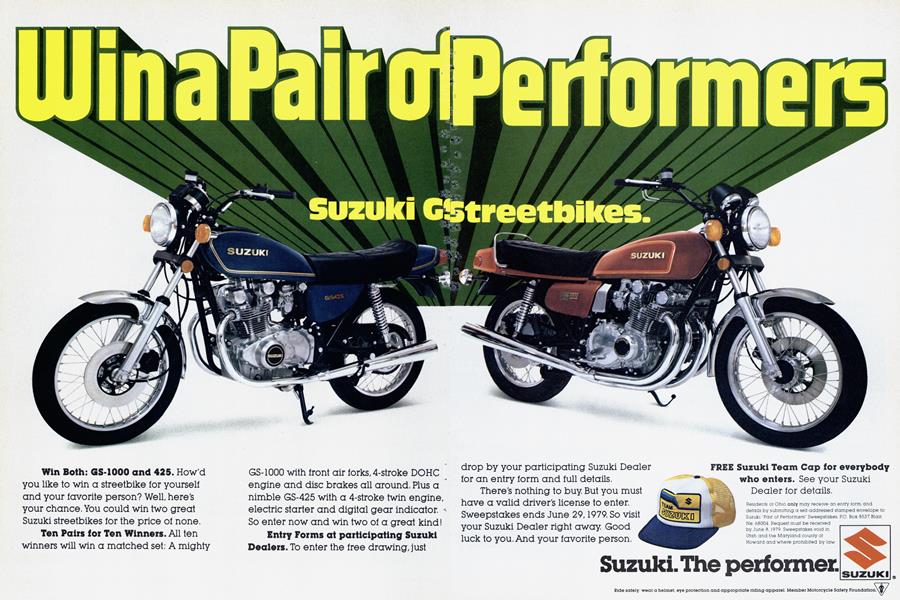 Suzuki | Cycle World | MAY 1979