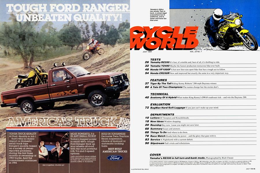 Cycle World | Cycle World | JULY 1984