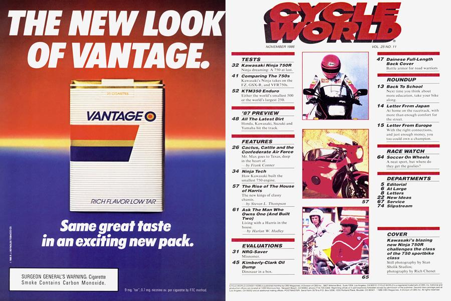 Cycle World | Cycle World | NOVEMBER 1986