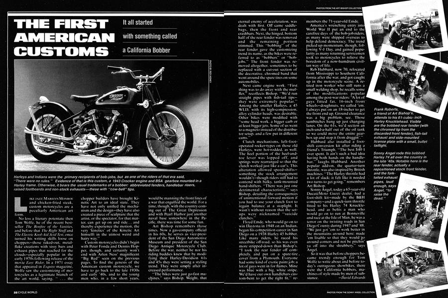 The First American Customs | Cycle World | JANUARY 1991