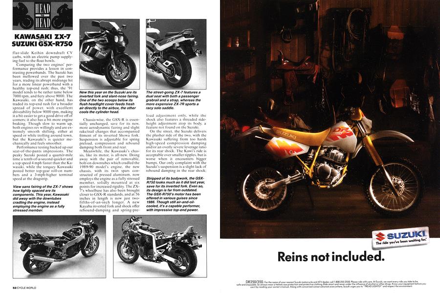 Suzuki: Dr250/350 | Cycle World | MAY 1991