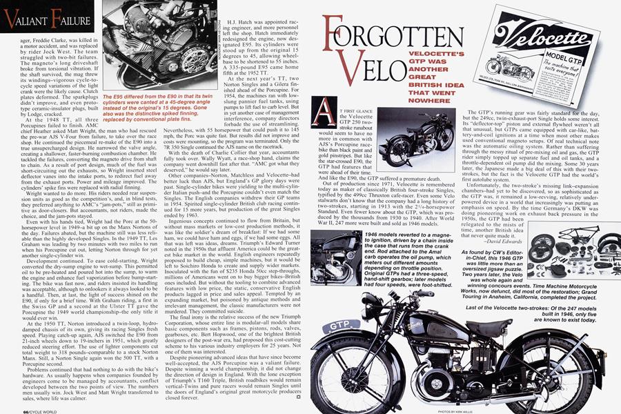 Forgotten Velo | Cycle World | JANUARY 1994