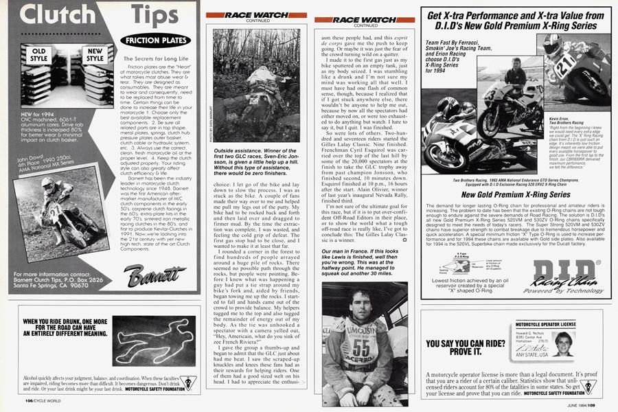 D.I.D Racing Chain: Gold Premium X-Ring Series | Cycle World | JUNE 1994