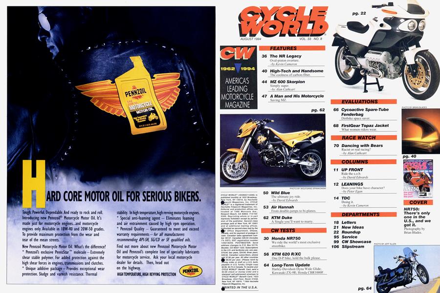 Cycle World | Cycle World | AUGUST 1994
