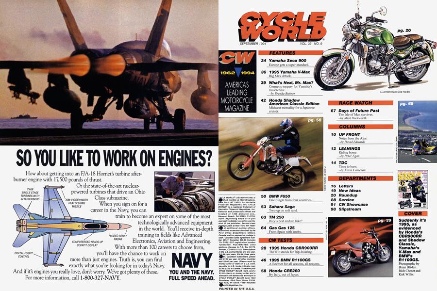 Cycle World | Cycle World | SEPTEMBER 1994