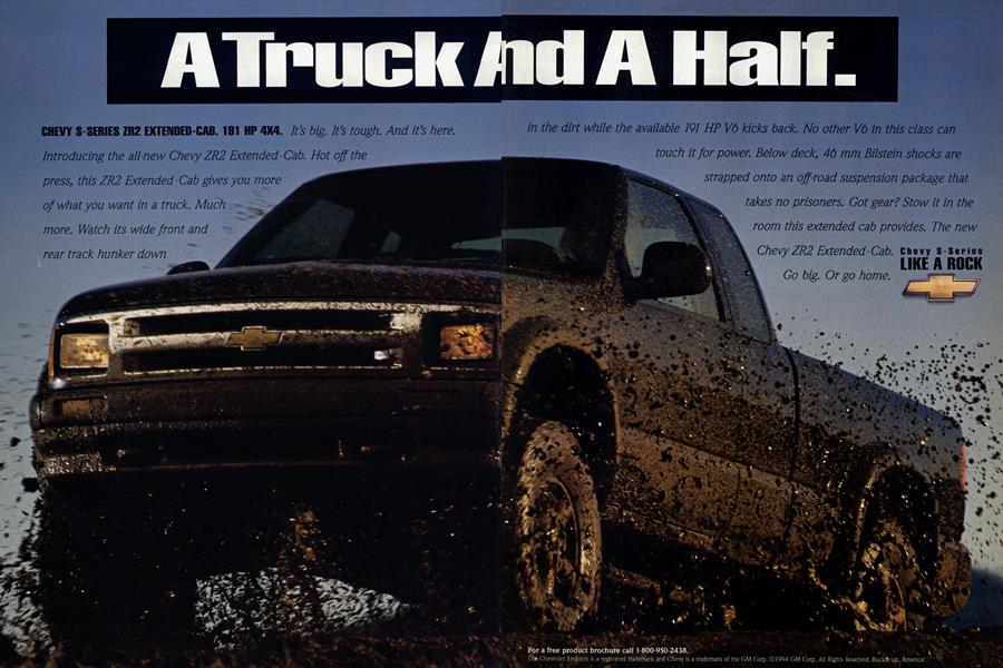 Gm Corp.: Chevy S-Series Zr2 Extended-Cab | Cycle World | DECEMBER 1994