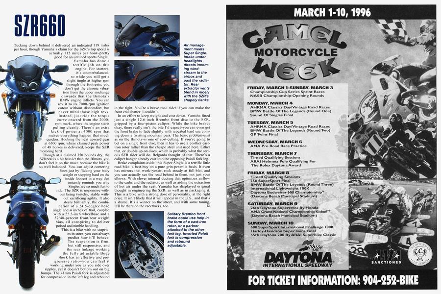 Advertisement: Camel Motorcycle Week | Cycle World | OCTOBER 1995