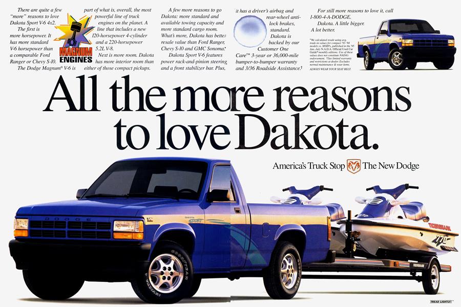 Dodge: Dakota Sport V-6 | Cycle World | JANUARY 1996