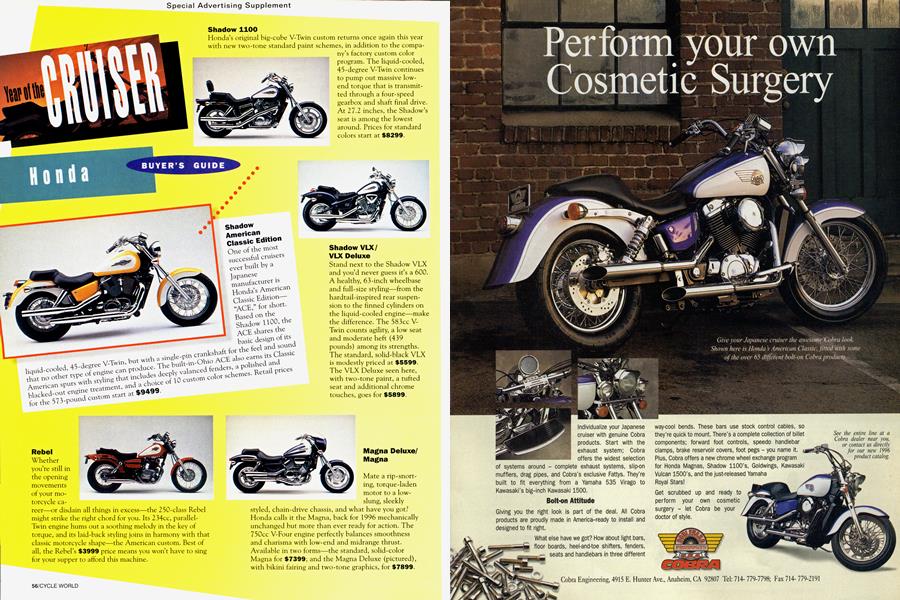 Advertisements | Cycle World | JANUARY 1996