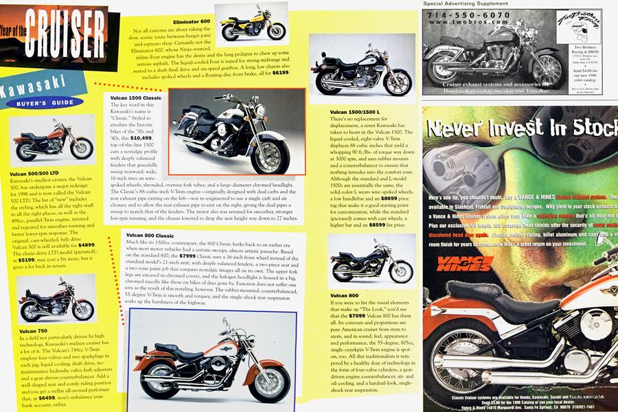 Advertisements | Cycle World | JANUARY 1996