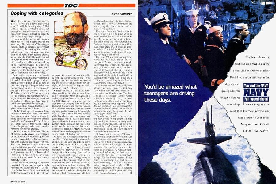 Tdc | Cycle World | JANUARY 1996