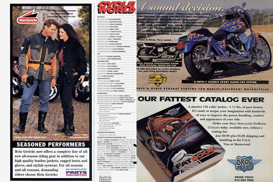 Advertisements | Cycle World | FEBRUARY 1996