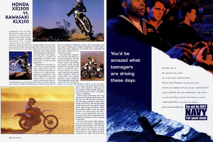 Navy | Cycle World | JUNE 1996