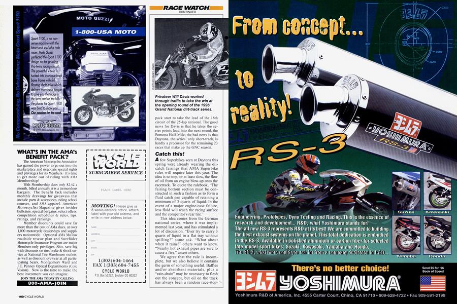 Advertisement | Cycle World | JUNE 1996