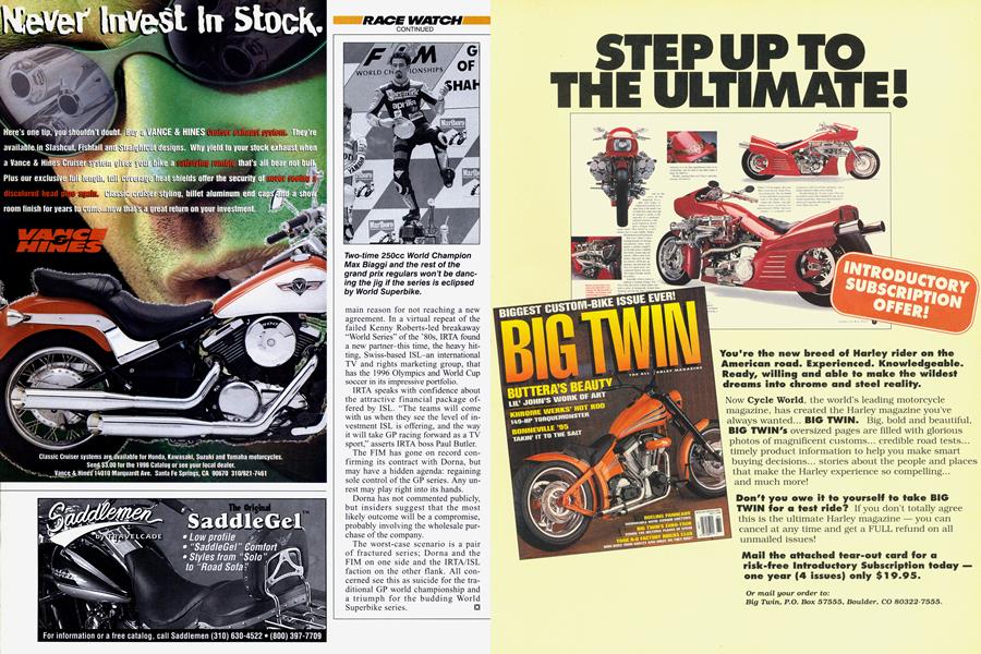 Saddlemen | Cycle World | JUNE 1996
