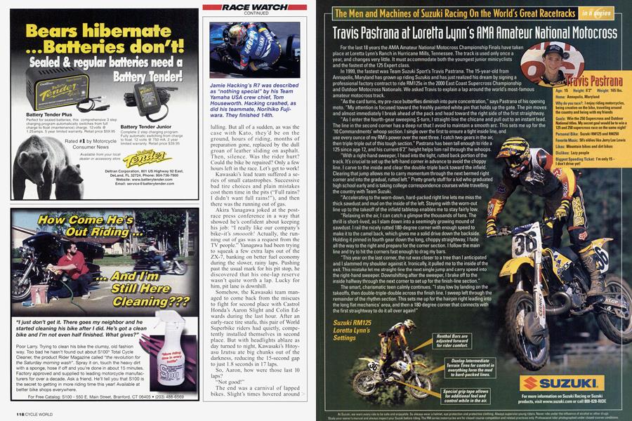 Suzuki: Rm125 | Cycle World | NOVEMBER 1999