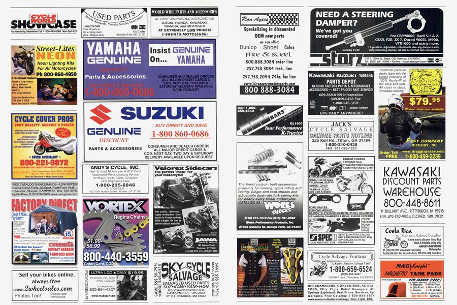 Cycle World Showcase | Cycle World | NOVEMBER 1999