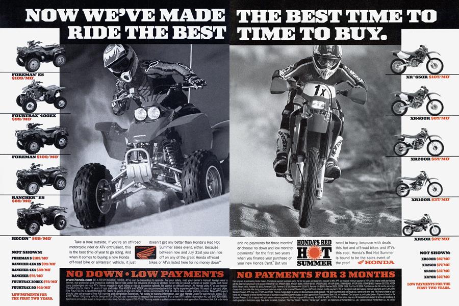 Advertisements Cycle World August 2000