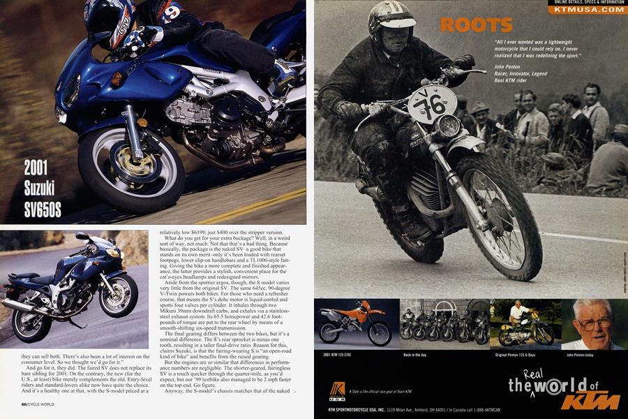 Ktm Sportmotorcycle Usa, Inc. | Cycle World | JANUARY 2001