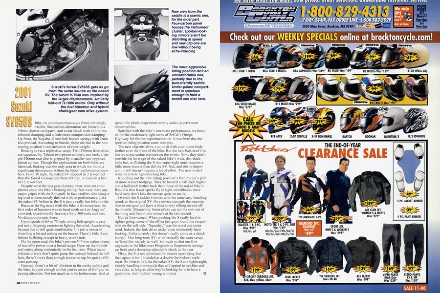 Brockton Cycle Center | Cycle World | JANUARY 2001
