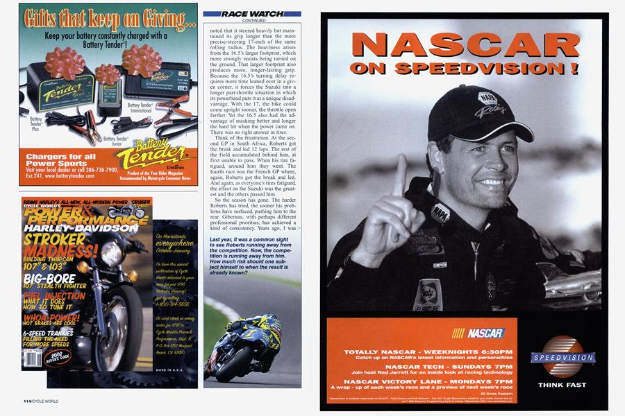 Advertisement | Cycle World | DECEMBER 2001
