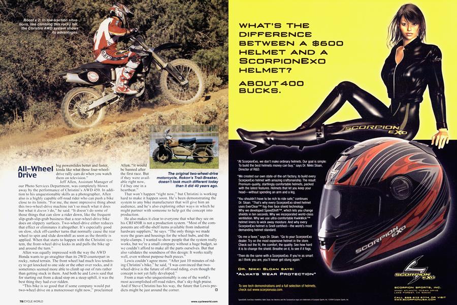 Scorpion Sports, Inc.: Scorpion Exo | Cycle World | OCTOBER 2004