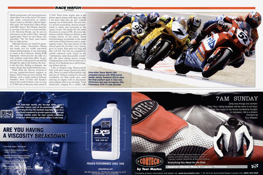 Bel-Ray Company, Inc.: Exs | Cycle World | OCTOBER 2004