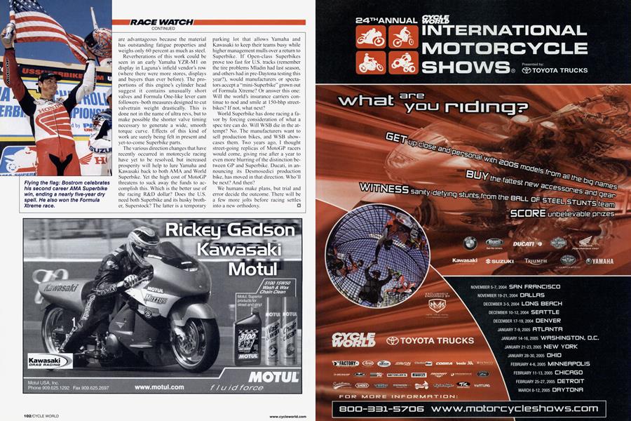 Advertisement | Cycle World | OCTOBER 2004