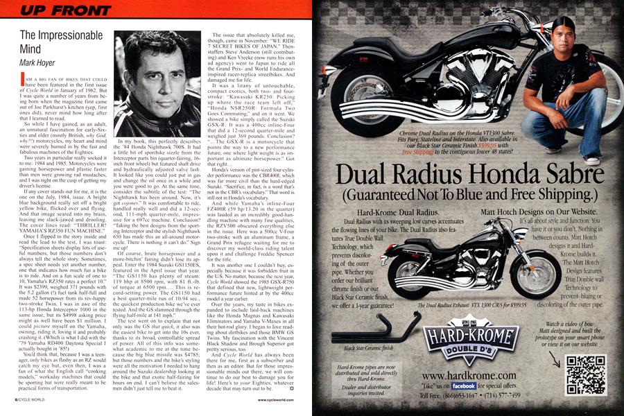 The Impressionable Mind | Cycle World | JANUARY '12