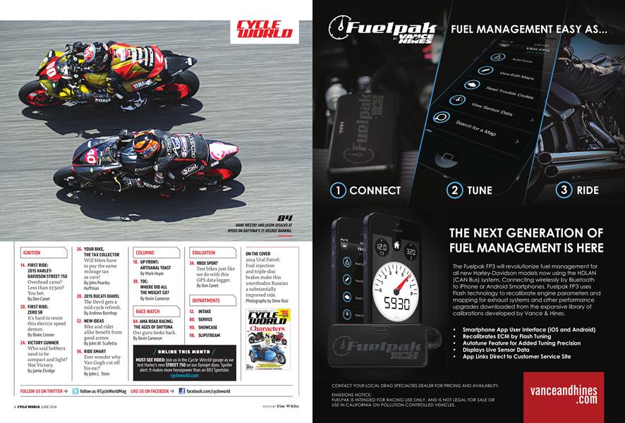 Vance & Hines: Fuelpak Fp3 | Cycle World | JUNE 2014
