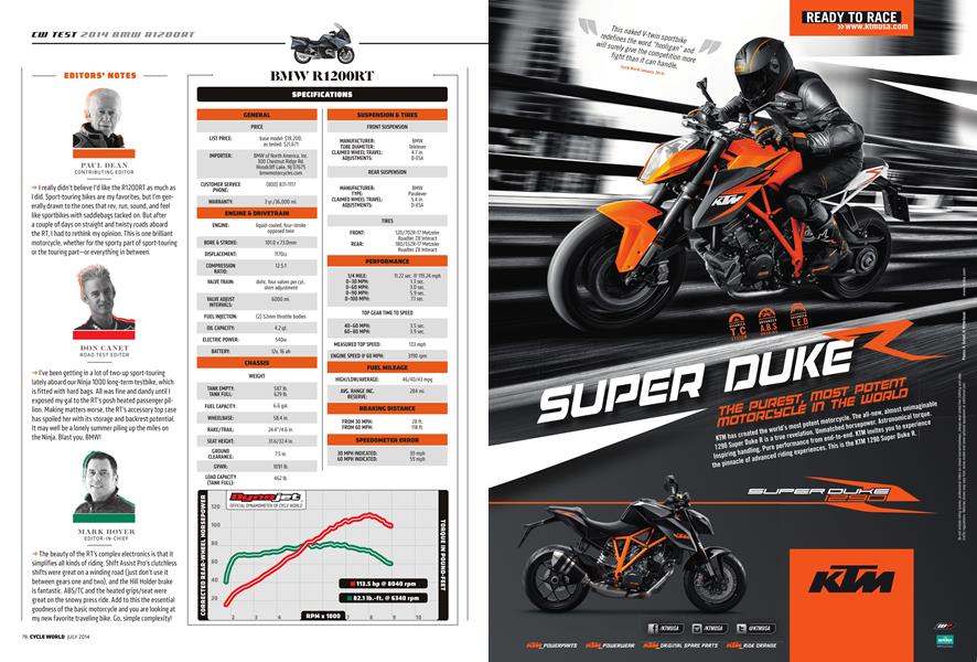 Ktm | Cycle World | JULY 2014