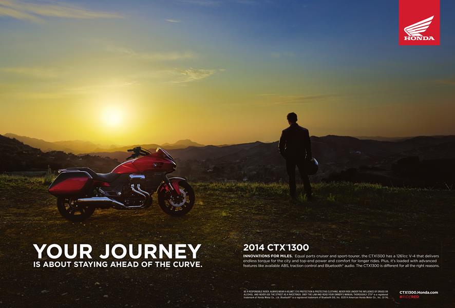 American Honda Motor Co., Inc.: Ctx1300 | Cycle World | AUGUST 2014